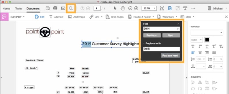 Come modificare un documento scannerizzato